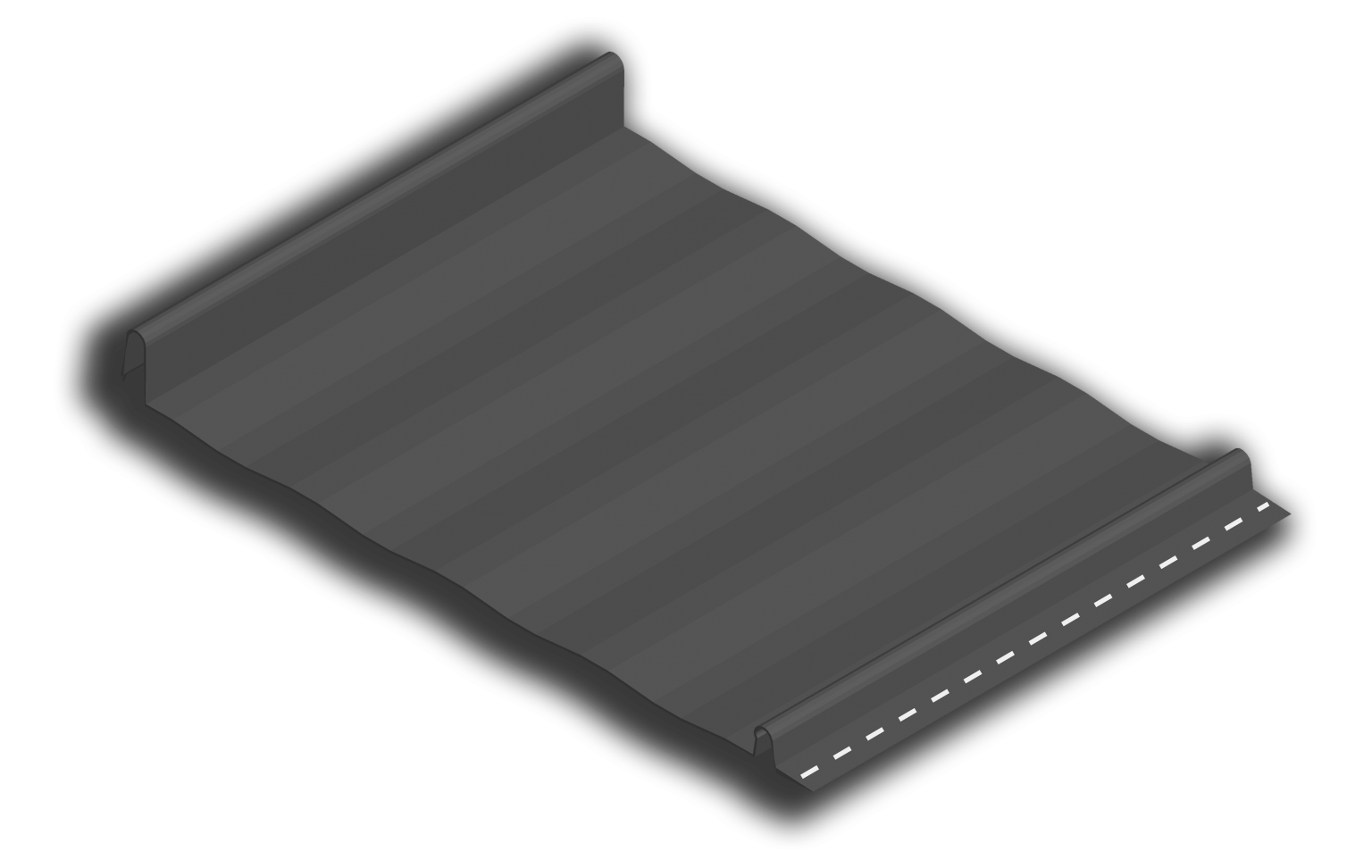 Standing Seam & Snap Lock Metal Roof | Flat & Styrated Panels